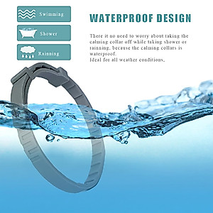 Hemasd Cat Calming Collar for Cats Pheromones Anxiety Relief Calming Collar Cat Relaxer 4 Pack, 60 Days of Calming Each Collar, Adjustable Size for All Cats (Grey)