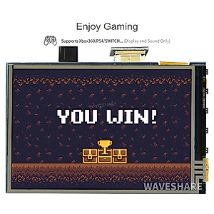 3.5inch Resistive Touch LCD HDMI Interface IPS Screen Display Resolution 480x320 for Raspberry Pi 4 3 2 Model B B+ A+ Raspbian Video Photo Supports Windows 11/10 / 8.1/8 / 7 @XYGStudy