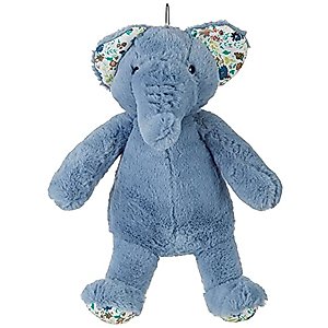Petlou Dog Plush Toys,Crinkle Toy, Interactive Stuffed Squeaky Toys Chew for Medium Small Large Dogs,Cute (15" Promo Elephant-Blue)