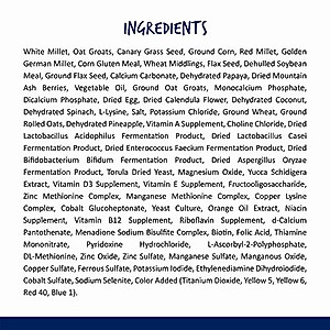 Vitakraft Vita Smart Gourmet Parakeet Food - Vitamin-Fortified - Daily Pet Bird Food 2 Pound (Pack of 1)