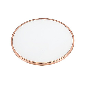 ACME Alivia Coffee Table - - Rose Gold & Frosted Glass