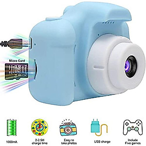 Mini Digital Kids Camera with 2 Inch Screen in 3 Colors (Pink)