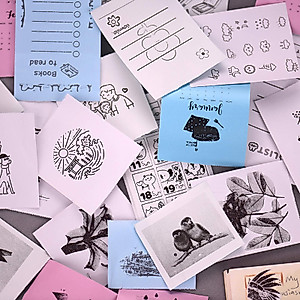 NIGRITY Poooli L1 Mini Portable Inkless Printer 203DPI Bluetooth Connection for Journal Crafts Travel Photos for Mobile Phone with 1 Roll Paper 57 * 30mm Blue