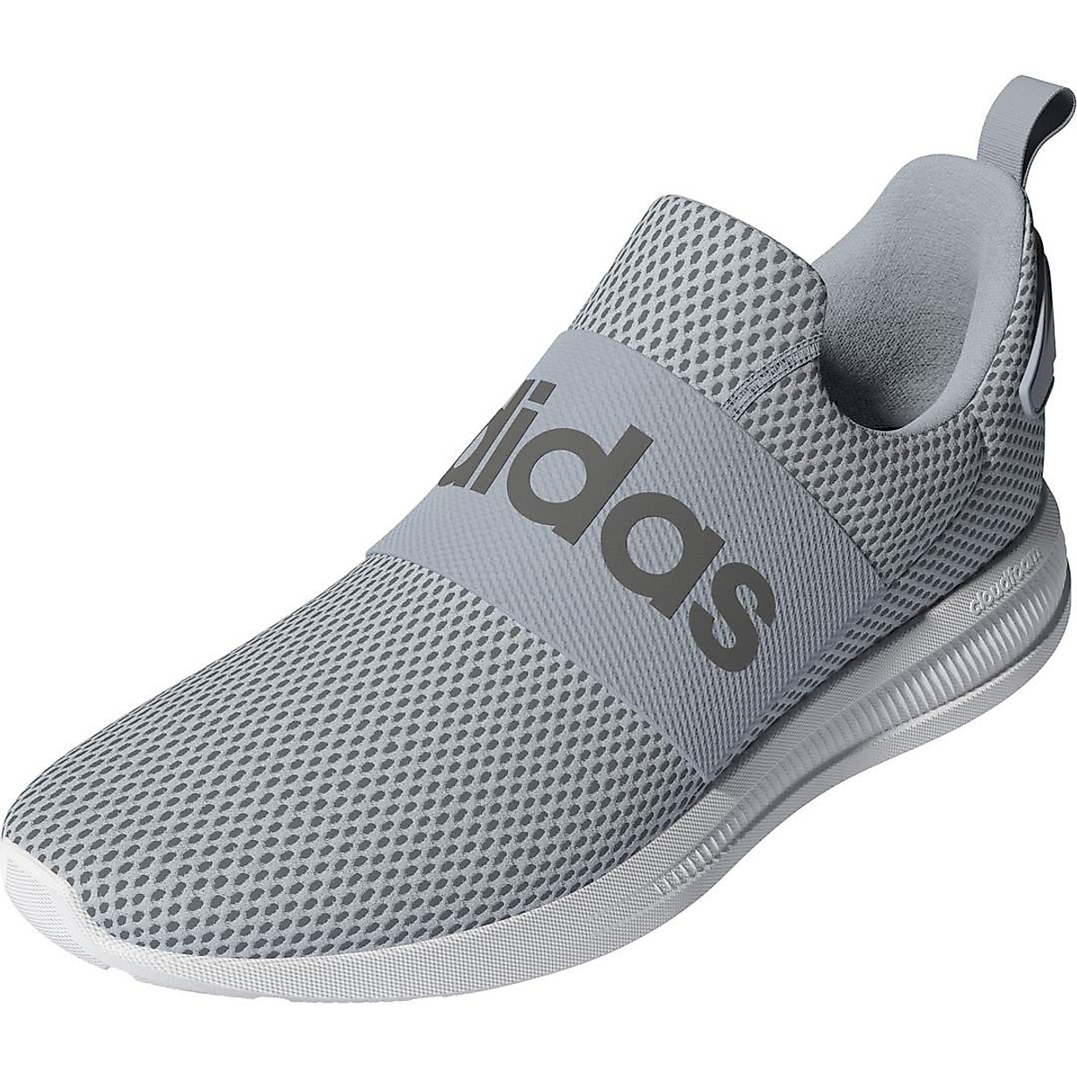adidas Men's Lite Racer Adapt 4.0 Running Shoes, Halo Silver/Grey/White, 10.5