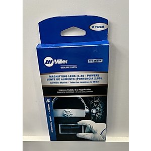 Welding Helmet Magnifying Lens, 1.50 Genuine Miller Parts 212238