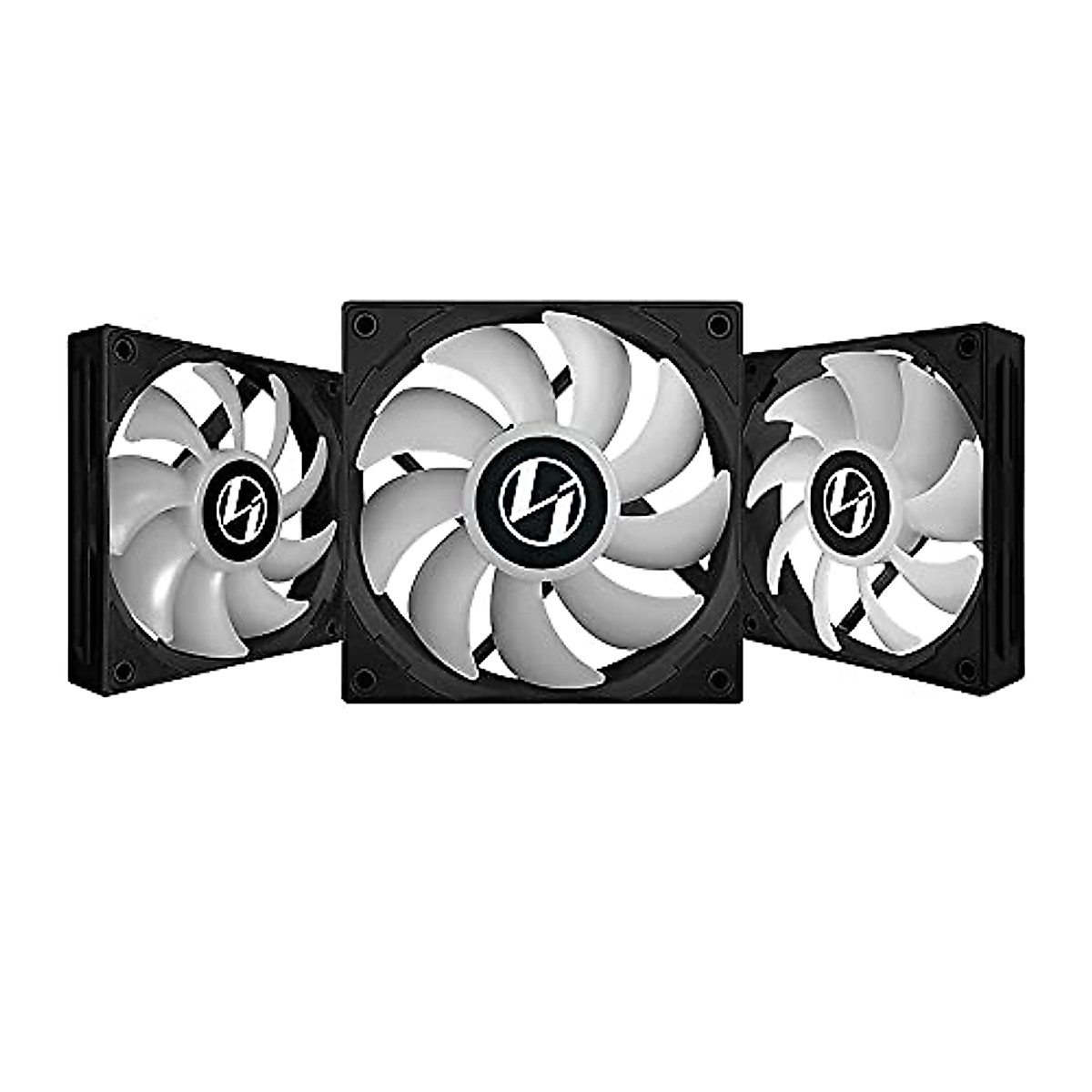 Lian Li ST120-3B Black 3 Pack, ARGB 120mm LED PWM, with Fan Controller