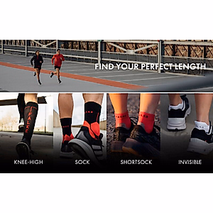 FALKE Women's RU4 Endurance Cool Running Socks, Mid Calf, Medium Cushion, Athletic Sock, Breathable Quick Dry, Nylon, White (White-Mix 2020), 8-9, 1 Pair