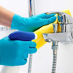 Basic Medical Blue Nitrile Exam Gloves - Latex-Free & Powder-Free - NGPF-7002 , Pallet of 48 cases/48,000 gloves, Medium