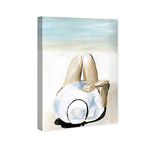 Wynwood Studio Nautical Wall Art Canvas Prints 'Private Island' Coastal Home Décor, 20" x 30", White, Blue