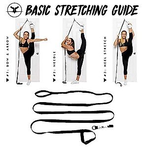 STUNT STAND® Door Flexibility & Stretching Leg Strap - Great for Cheer, Dance, Gymnastics or ANY Sport! FREE How-To-Use Links Included …