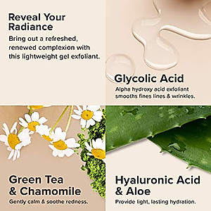 Paula's Choice SKIN PERFECTING 8% AHA Gel Exfoliant with Glycolic Acid Chamomile & Green Tea, 3.3 Ounce Pump Leave-On Gentle Exfoliator