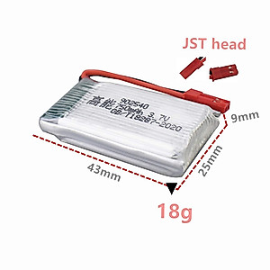 sea jump 4pcs 3.7V 750mah Li Battery with 4in1 Balance Charger for MJX X400 X400W X800 X300C Sky Viper S670 V950HD V950str s1750 V2450 HS110 HS200 HS200W HS110W Spare Parts Helicopter Battery