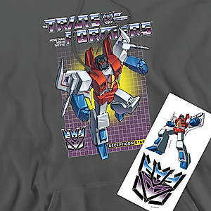 Popfunk Transformers Starscream Pullover Hoodie & Stickers (Small)