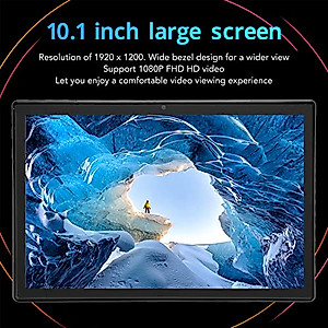 Android 12 Tablet 10.1 Inch Smart Tablet, Octa Core CPU 12GB RAM 256GB ROM, Support 4G LTE, 2.4G 5G Dual Band WiFi, 8MP Front and 16MP Rear Cameras (Iron Gray)