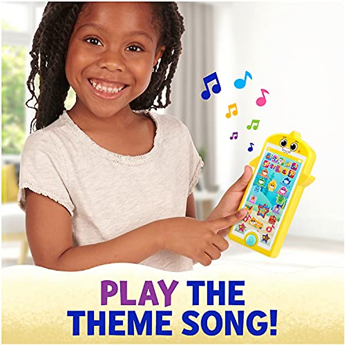 WowWee Baby Shark's Big Show! Mini Tablet for Kids – 123 and ABC Learning Toys for Toddlers – Kids Tablets (Handheld)
