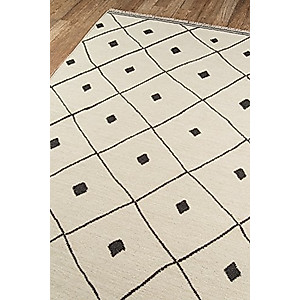 Erin Gates by Momeni Thompson Appleton Ivory Hand Woven Wool Area Rug 7'6" X 9'6"