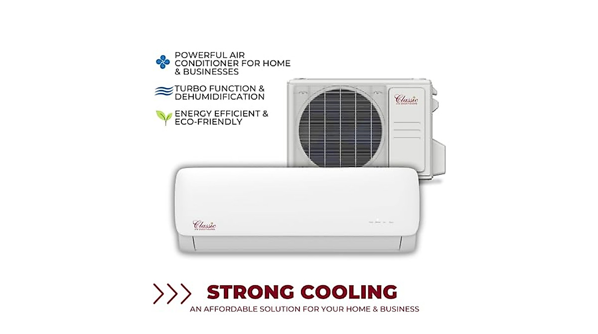 12000 BTU Classic Mini Split AC - Energy Efficient Inverter