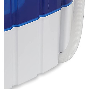 Oteymart Small Portable Washing Machine 5.7lbs Compact Laundry Washer, Single Tub w/Spin Cycle Dryer Basket and Drain Hose for RV, Apartments, Dorms, Kitchen, Blue