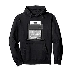Paper Shredder Office Supply Graphic Art Pullover Hoodie