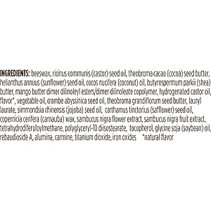 Burt's Bees 100% Natural Origin Rescue Lip Balm with Beeswax and Antioxidant-Rich Elderberry, 1 Tube in Blister Box (Package May Vary)