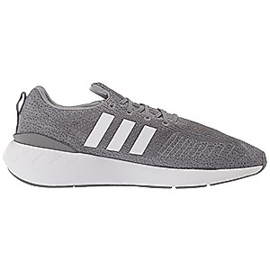 adidas Men's Swift Run 22 Sneaker, Grey/White/Grey, 10