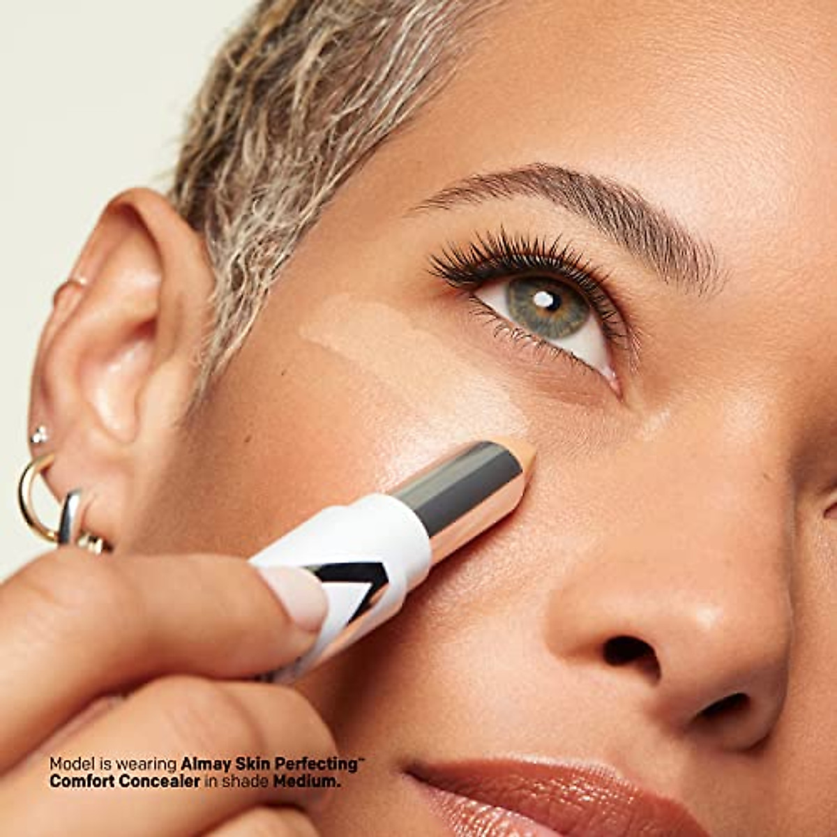 Almay Concealer, Face Makeup, Full Coverage Concealer, Matte Finish, Oil Free, Hypoallergenic-Fragrance Free, Dermatologist Tested, 120 Light, 0.08 Oz