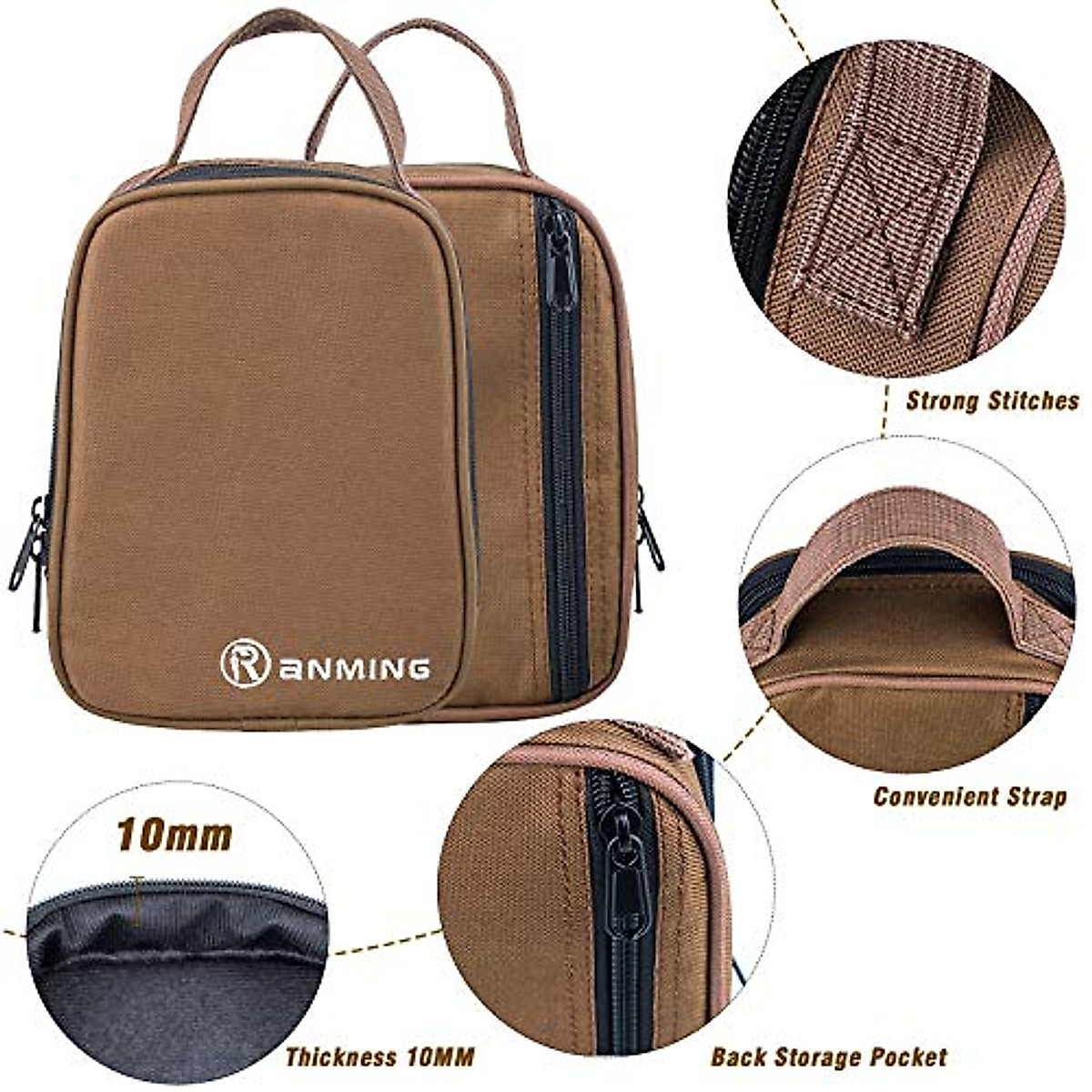 Kalimba Thumb Piano 17 Keys RANMING Mbira Finger Piano Kalimba Gifts for Adults Kids Beginners With Portable Handbag and Tune Hammer Thumb Pianos Finger Harp (Mahogany-Pickup)