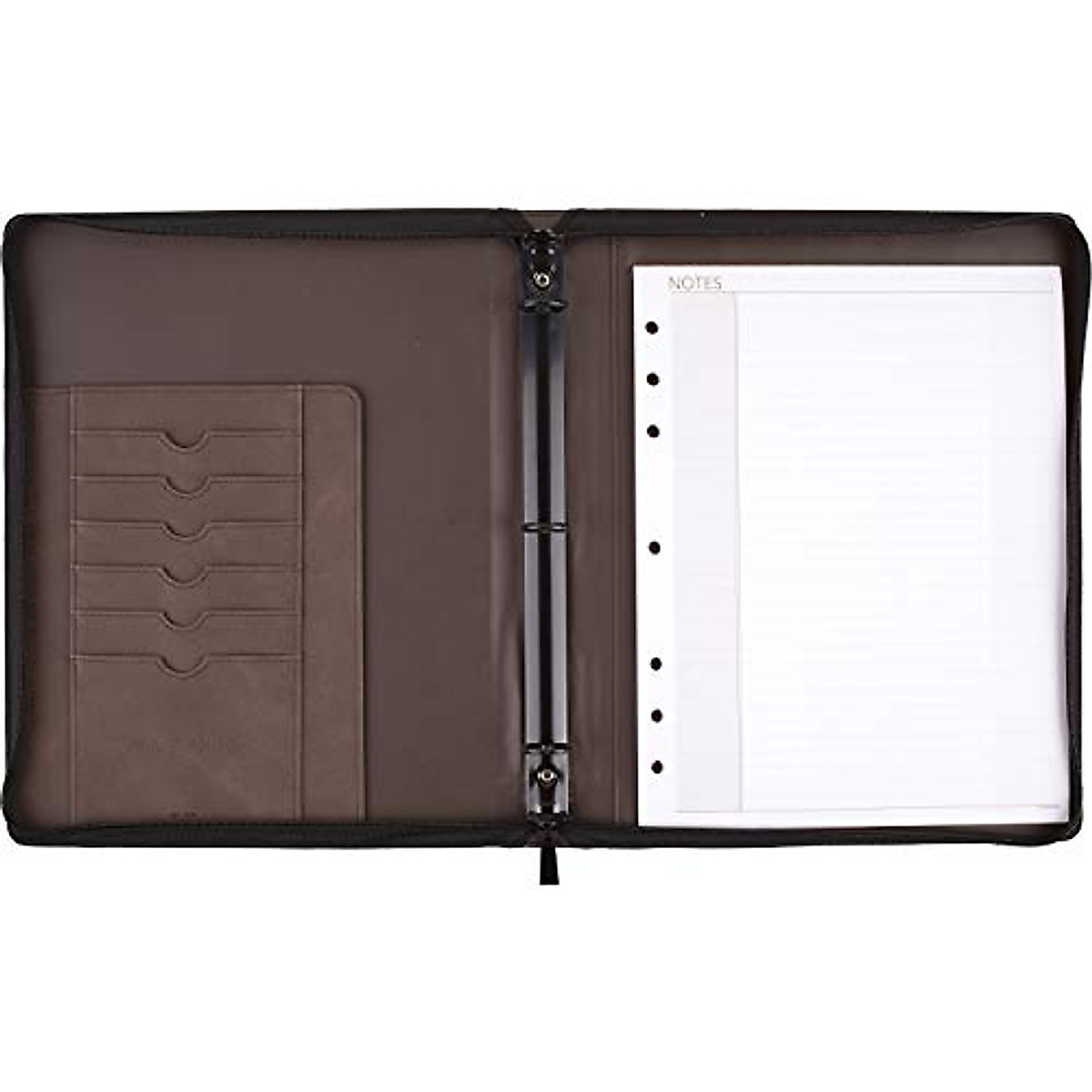 AT-A-GLANCE Day Runner Undated Harrison Leather Day Planner, 8-1/2-x-11-inch (307-0304), Brown