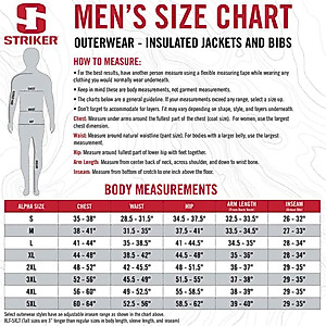 Striker Men's PrеdatоrJacket|Cold Weather Durable Windproof Water-Resistant Breathable Outdoor Ice Fishing Jacket