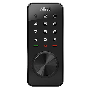 Alfred Touchscreen Keypad Pin + Bluetooth + Key Entry (DB1-A-BL) Smart Door Lock