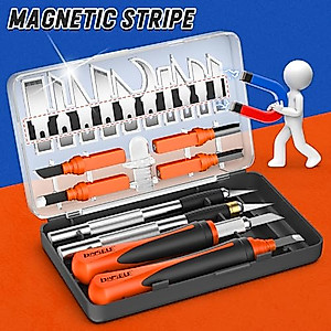 DIYSELF 22 Pack Craft Knife Set with Case | Exacto Knife for Crafting | Exacto Knives | Precision Knife | Exactly Knife | Hobby Knife Set | Exacting Knife