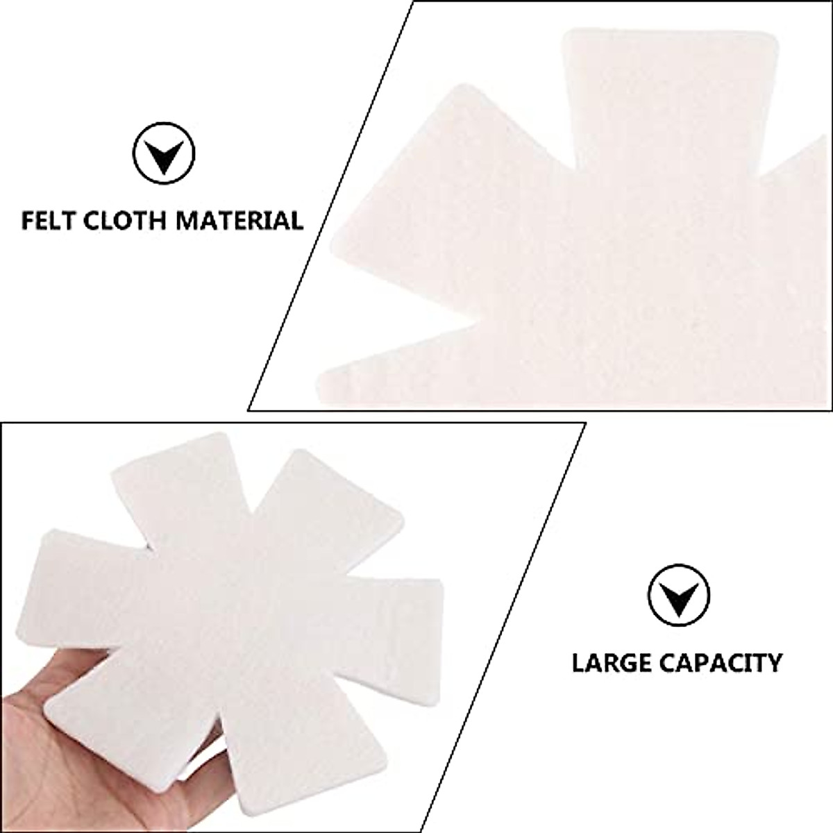 M I A 5pcs Canary Finch Nesting Felt Pads Bird Breeding Wire Nests Cushions Bird Eggs Mat Warm Hut Material for Racing Pigeon Bird Breeding Supplies White