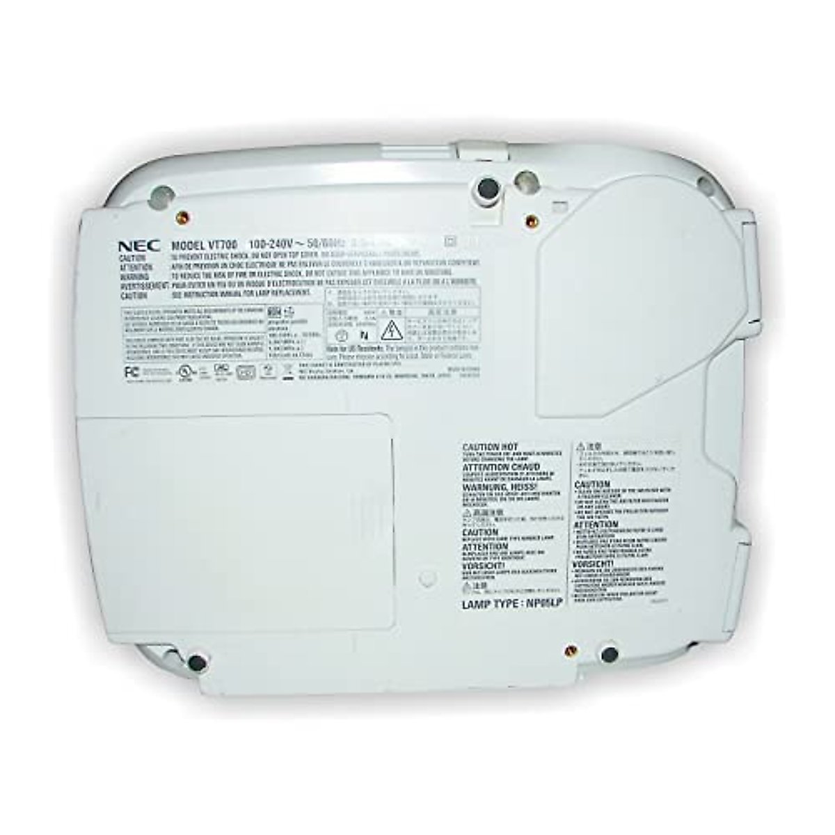 VT700 LCD Proj XGA 3000 Lumens Dual Computer Input with 5WATT Speaker