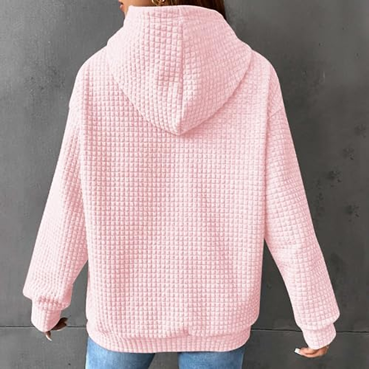 Oversized Sweatshirts For Women Loose Fit Women's Christmas Printed Hooded Sweatshirt Top (A-Christmas1-Pink, XL) Clarence Items track my orders for delivery my cart