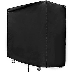 Bicherub Cooler Cart Cover 420D Waterproof Patio Rolling Deck Cooler Cover Fit for Most 80 QT Rolling Ice Chest 37 x 36 x 20in