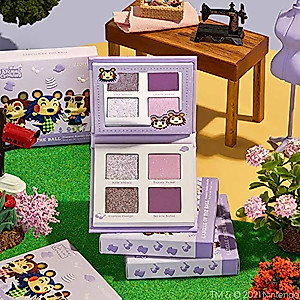 Colourpop Animal Crossing Shadow Palette in "Labelle of the Ball" - Purple Eyeshadow Quad Full Size New without Box