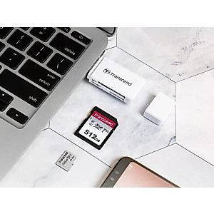 Transcend TS-RDF5K USB 3.1 SDHC/SDXC/microSDHC/SDXC Card Reader, Black