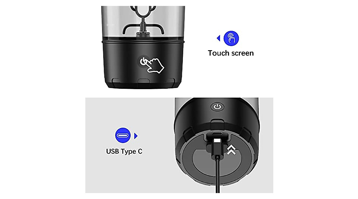 Cholas Premium Electric Protein Shaker Bottle - 20oz