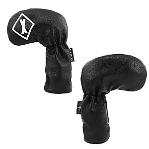 Big Teeth Golf Iron Head Covers 10Pcs Set Long Neck Golf Club Protector Leather with Number Tag fit for Taylormade All Brands