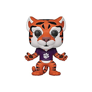 Funko POP College: Clemson - The Tiger (Home Orange Paw Multicolor