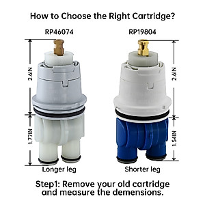RP46074 Shower Cartridge Replacement for Delta 13/14 Series, Compatible with Delta MultiChoice Rough-in Valve and Single-Hanlde Trim Kit