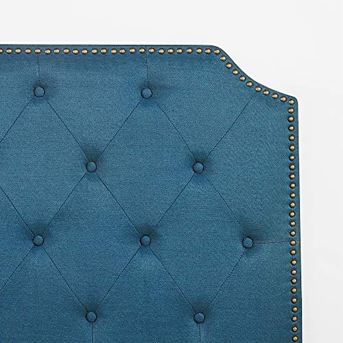 ZINUS Andover Upholstered Bed Frame / Tufted Bed Frame with Nailhead Detail / Adjustable Headboard / Easy Assembly, Full