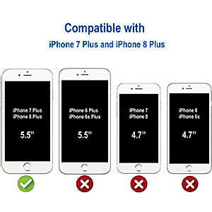 Shamo's Crystal Clear Protection: iPhone 8 Plus and 7 Plus Clear Case - Slim, Lightweight, and Scratch-Resistant for Ultimate Phone Protection