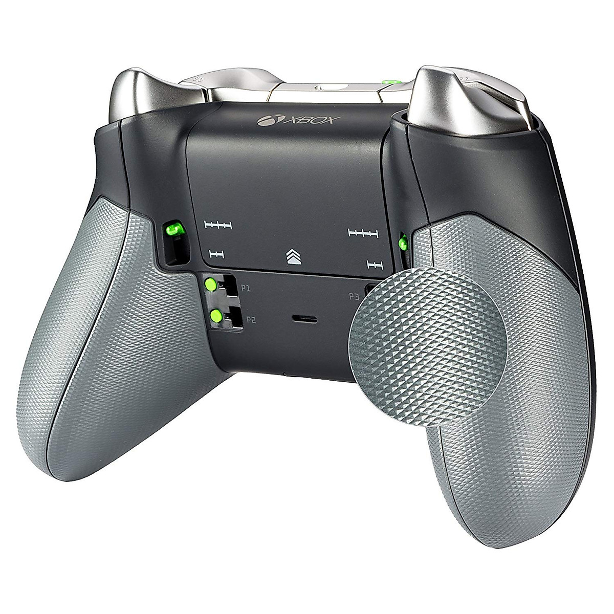 New Replacement Rear Handle Grip Side Panels Rail Shell Case Cover for Microsoft Xbox One Elite Controller-Left&Right.