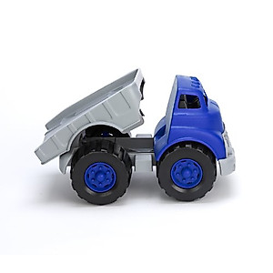 Green Toys Flat Bed Truck Blue/Grey & Race Car Red, 12 months - 6 years