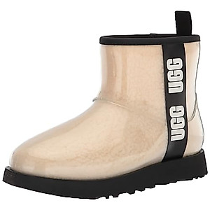 UGG Classic Clear Mini Boot, Natural / Black, Size 9