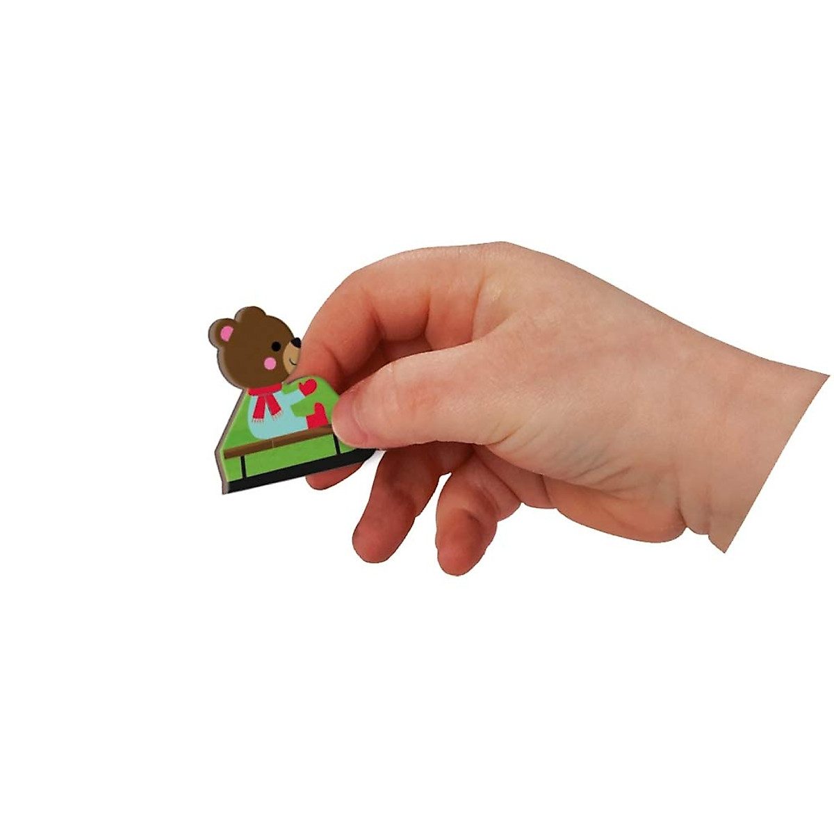 Janod MagnetiBook 120 pc Magnetic 4 Seasons Game - Travel/Storage Case Included - Ages 3+ - J02721