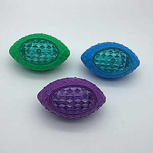 POPETPOP 3pcs Dog Teasing Toys Dog Bones Cleaning Tool Cleaning Toy Chew Toys for Large Dogs Dog Rugby Dog Balls Pet Interactive Dog Dental Sticks Light up Pet Cat Ball for Dogs