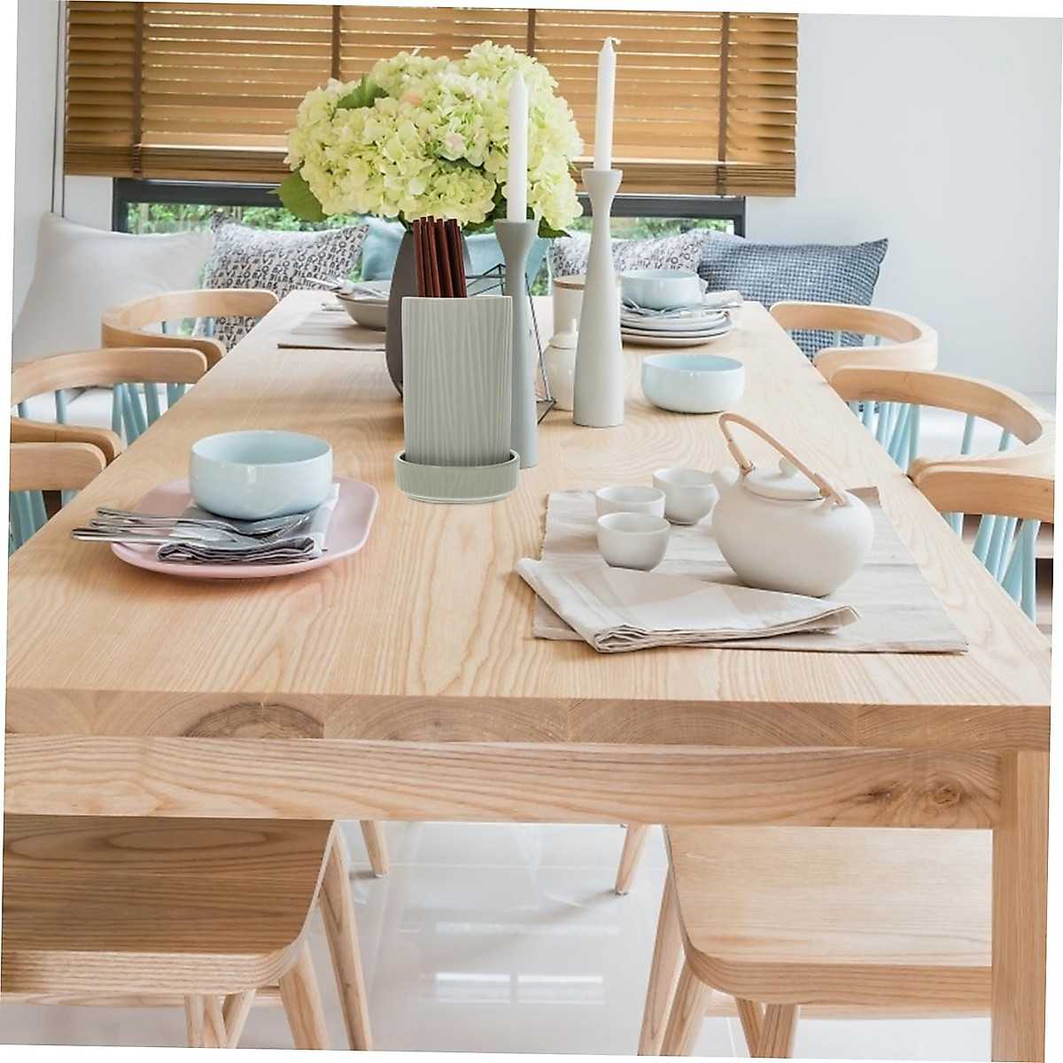 RORPOIR Ceramic Drainer Cutlery Pan Ceramics Household