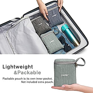G4Free 10L/15L Hiking Backpack Lightweight Packable Hiking Daypack Small Travel Outdoor Foldable Shoulder Bag(Grey)